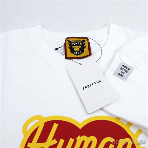 Lv Red Heart Logo White T Shirt