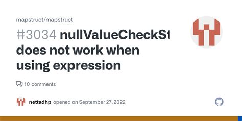Nullvaluecheckstrategy Does Not Work When Using Expression · Issue