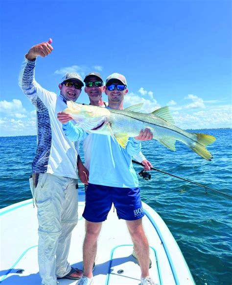 Capt Dave Stephens Put Jordan On The Biggest Snook Hes Ever Seen 44” Coastal Angler