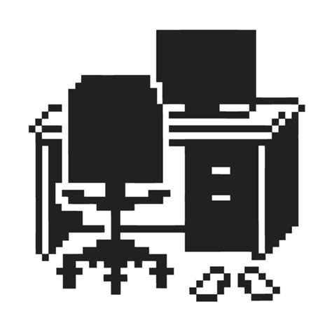 Pixel Office Vector Art Icons And Graphics For Free Download
