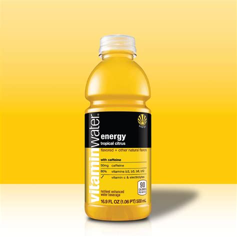 Glaceau Vitaminwater Tropical Citrus Nutrient Enhanced Water Beverage 6