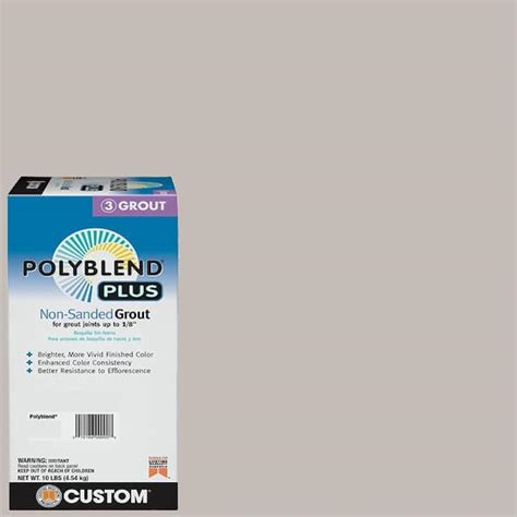 Custom Building Products Polyblend Plus 643 Warm Gray 10 Lb Unsanded