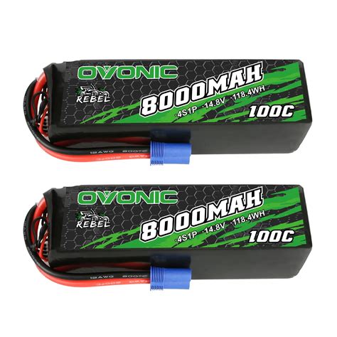 Ovonic 100c 4s 8000mah 14 8v Lipo Battery With Ec5