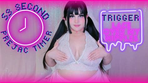 59 Second Prejac Timer Trigger Lace Over My Nipples Eevee Sugar Clips4sale