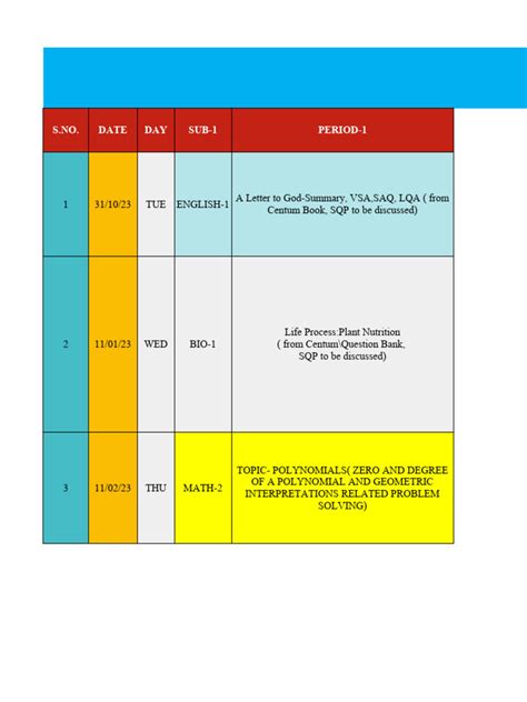 Revision And Dpt For Class X Nov Dec 23 Pdf Sphere Quadratic Equation