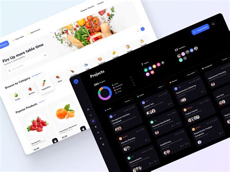 Xela Design System Dark And Light Templates By Alexanderg For
