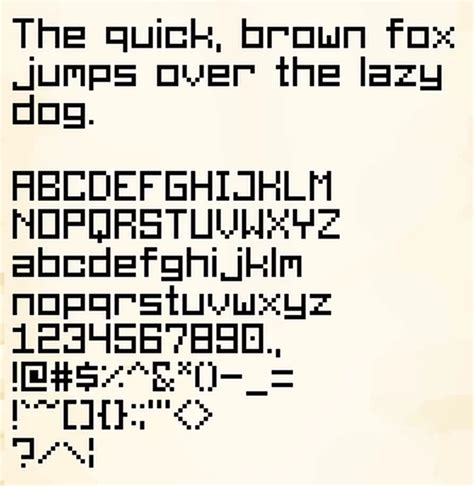 Slymes Boxy Font Minecraft Texture Pack