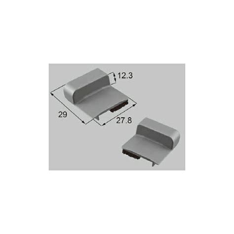 【楽天市場】lixil補修用部品 新日軽ブランド部品 テラス・勝手口ドア キャップ他：子扉召合上端キャップセット[h8cy2447]【新日軽