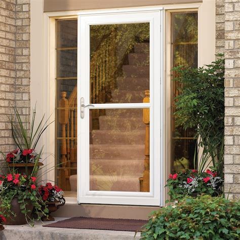 Larson 80 Split Fullview Tradewinds 32 In X 81 In White Aluminum