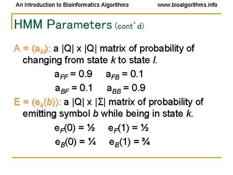 An Introduction To Bioinformatics Algorithms Bioalgorithms Info