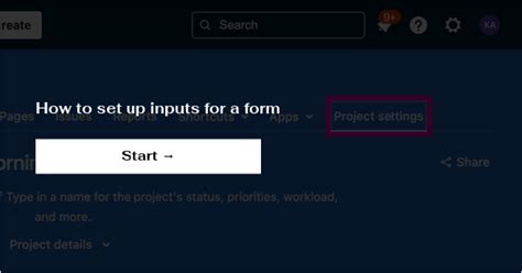How To Set Up Inputs For A Form