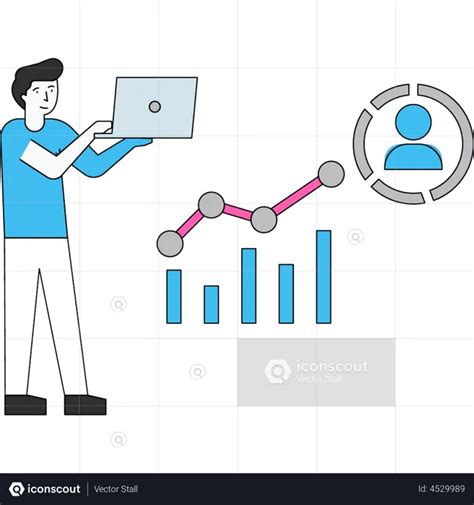 Employee Performance Graph Illustration Free Download Business