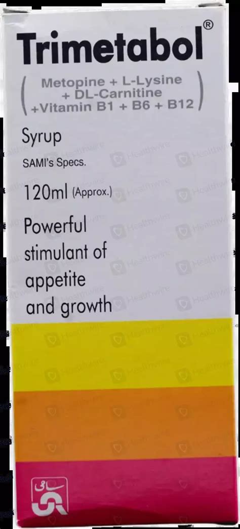 Trimetabol 120ml Syrup Price In Pakistan Uses Dosage Side Effects