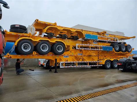 Skeletal 40ft Container Truck Chassis For Semi Trailer China Trucks For Sale And Trailer Trucks