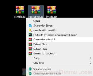 How To Open Or Extract Gz Tar Gz Or Tar File In Windows