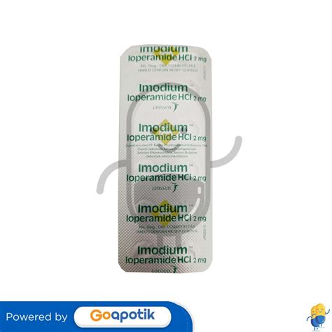 Jual Imodium 2 Mg Blister 10 Tablet Shopee Indonesia