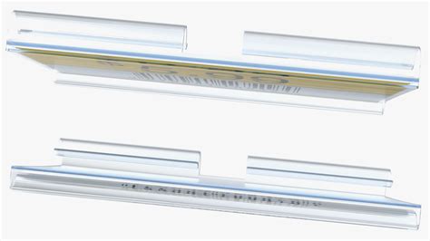 Plastic Label Holder With Barcode 3d Model 10 3ds Blend C4d Fbx