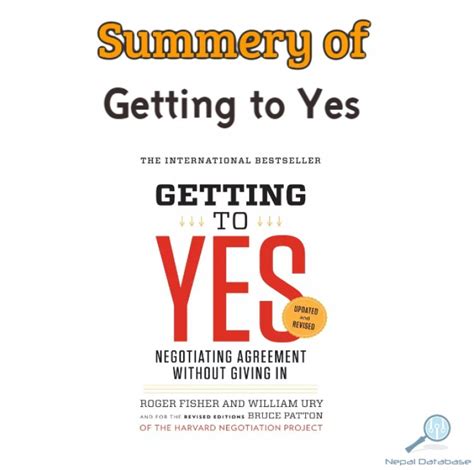 Getting To Yes Book Quotes At Charlotte Hudson Blog