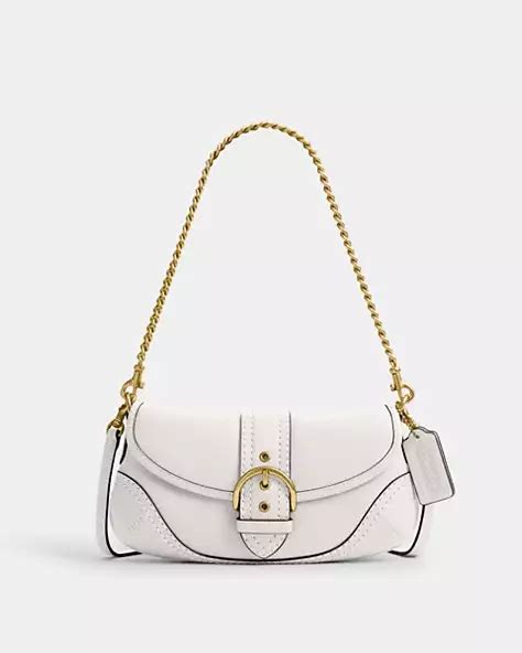 Womens White Handbags Coach