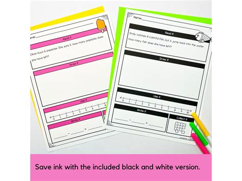 Summer Word Problems Printable Kindergarten Addition And Subtraction