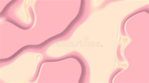 Abstract Fluid Pink And Cream Gradient Design With Organic Shapes And Smooth Soft Transitions