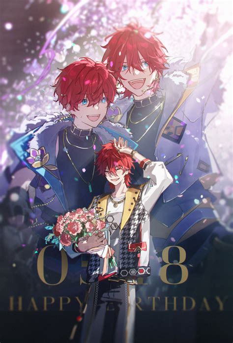 Migan Amagi Hiiro Amagi Rinne Ensemble Stars Absurdres Highres