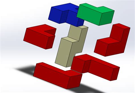 Cube Puzzle Pieces