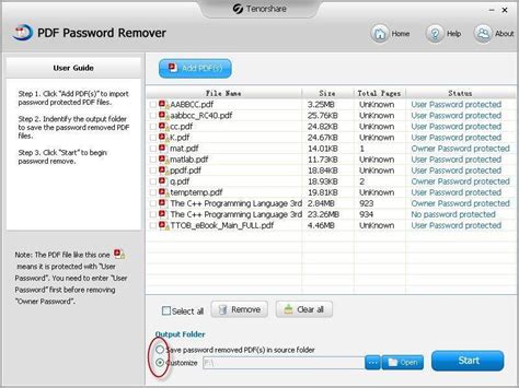 Tenorshare Pdf Password Remover Guide How To Remove Pdf Password To