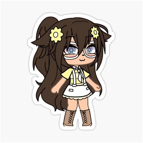 Gacha Club Sticker For Sale By Crazyfordolls Redbubble