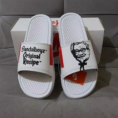 Jual Sandal Pria Nike Kfc Boy Grade Original Putih 39 Kab