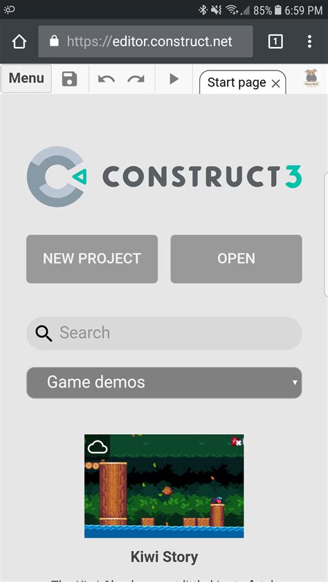 C3 Mobile Editor In Android Issue · Issue 696 · Scirraconstruct Bugs
