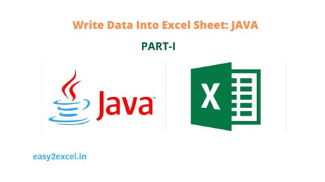 Write Data To Excel Sheet In Java Youtube
