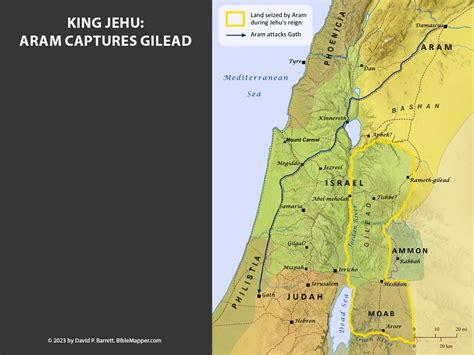 Freebibleimages Bible Maps Divided Kingdom Part 2 Maps Of