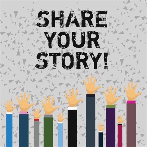 Word Writing Text Share Your Story Business Concept For Experience