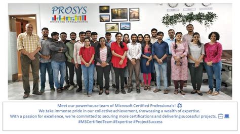 Microsoftcertified Team Certification Ms Prosys Infotech Private Limited