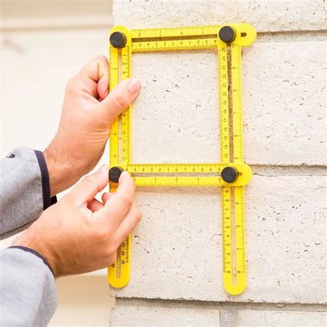 Professional Template Tool Angle Measuring Protractor Multi Angle Ruler Builders Craftsmen