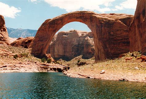 Rainbow Bridge Lake Powell 1990 Foto And Bild North America United