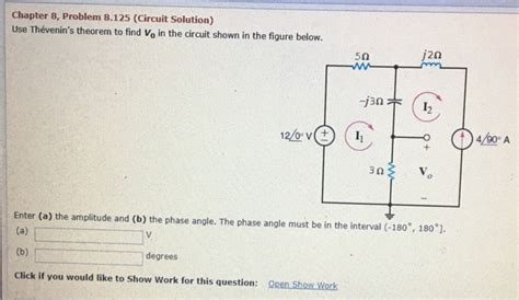 solved chapter 8 problem 8 125 circuit solution use