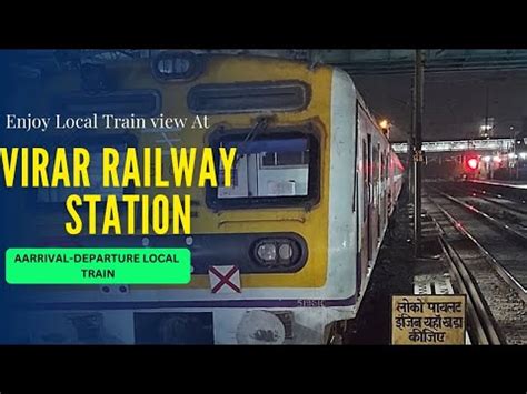 Virar Railway Station Arrival Departure Local Train Beautiful View