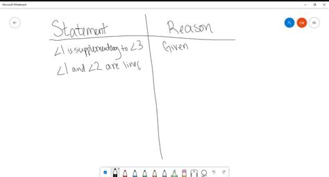 solved use the given paragraph proof to write a two column proof given