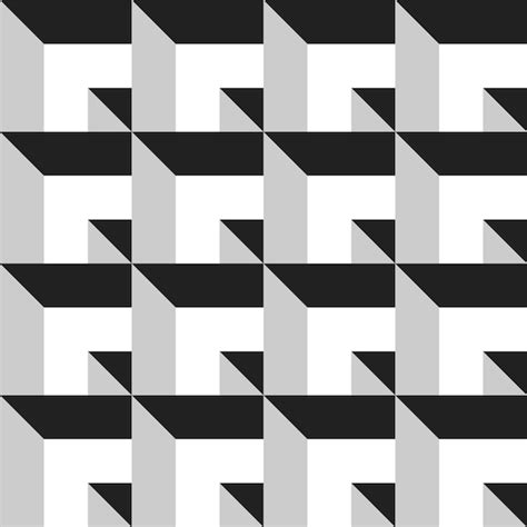 premium vector minimal geometric 3d illusion pattern background