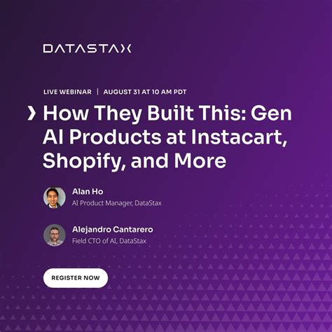 Find Out How Instacart And Shopify Built Their Genai Applications Join