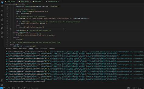 Raphael Sampaio On Linkedin Python Sql Sqlite Authentication Threading Pythonproject