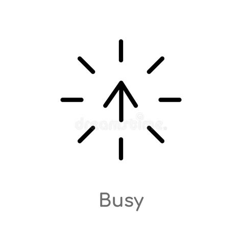 Outline Web Cursor Vector Icon Isolated Black Simple Line Element Illustration From Marketing