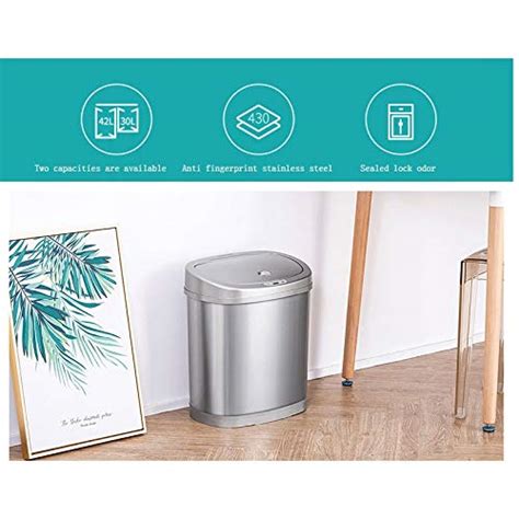 Wenlii Double Classification Sensor Trash Can Smart Stainless Steel Can
