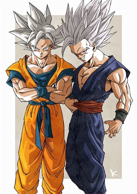 Son Goku Son Gohan And Gohan Beast Dragon Ball And More Drawn By Kakeru Dbskakeru Danbooru