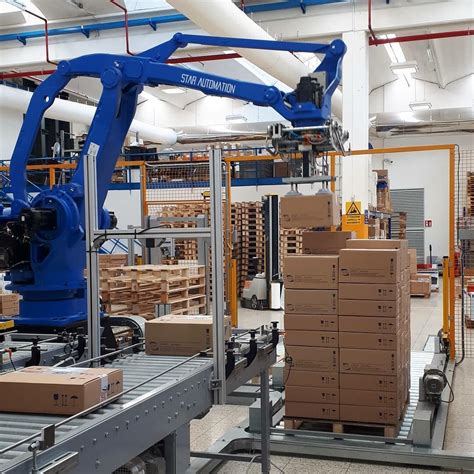 Palletizing Robot Automation Yaskawa Star Automation Srl