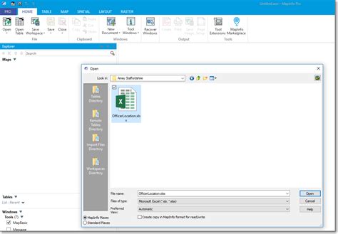 Using Mapinfo Pro To View Officer Location Coordinates Uploaded From Confirmconnect