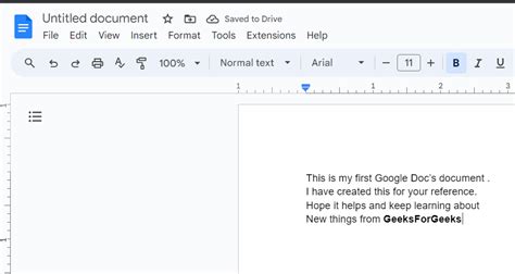How To Create A Google Doc On Web And Mobile Quick Guide GeeksforGeeks