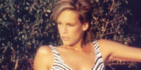 Jamie Lee Curtis Is So Toned In A High Cut Zebra Print Swimsuit